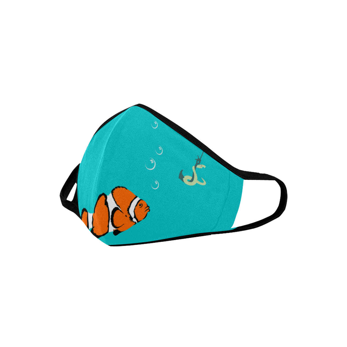 Clownfish and Bait Mouth Mask | ID: D4974975