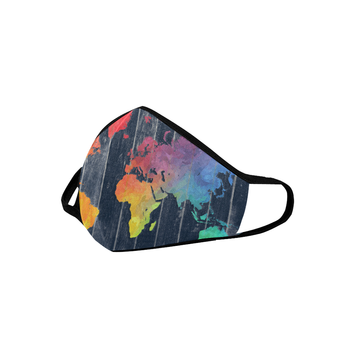 world map Mouth Mask | ID: D4923434