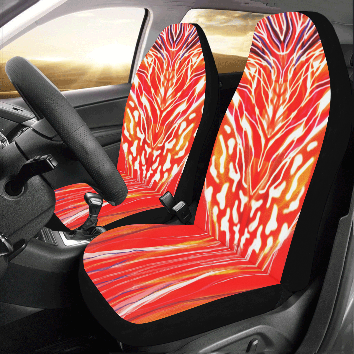 discus Car Seat Covers (Set of 2) | ID: D4365787