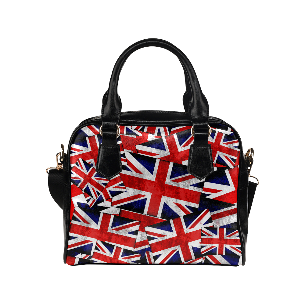 Union Jack British UK Flag Shoulder Handbag (Model 1634) | ID: D4500563