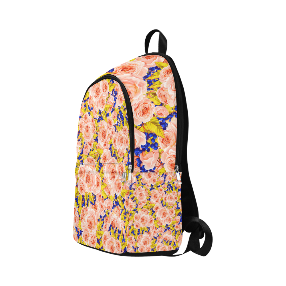Rose Flower Fabric Backpack for Adult (Model 1659) | ID: D3009885