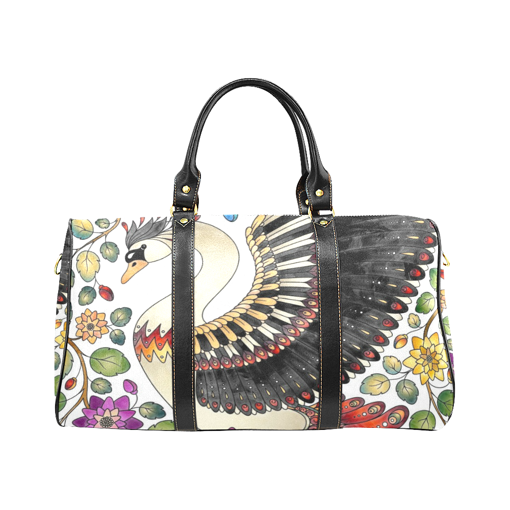 White and Black Swan Design By Me by Doris Clay-Kersey New Waterproof ...