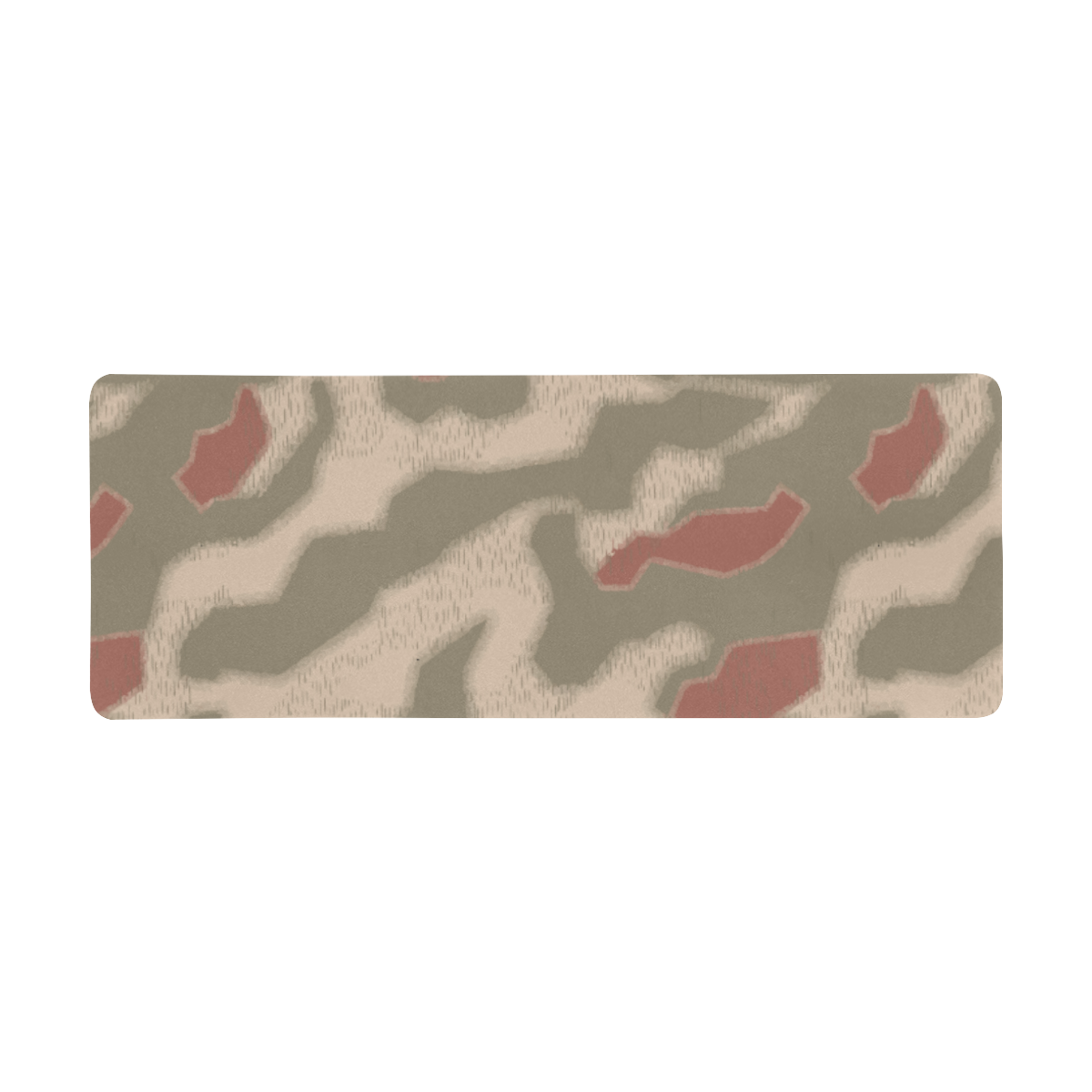 German WWII Sumpfmuster 44 Camouflage Gaming Mousepad (31"x12") | ID ...