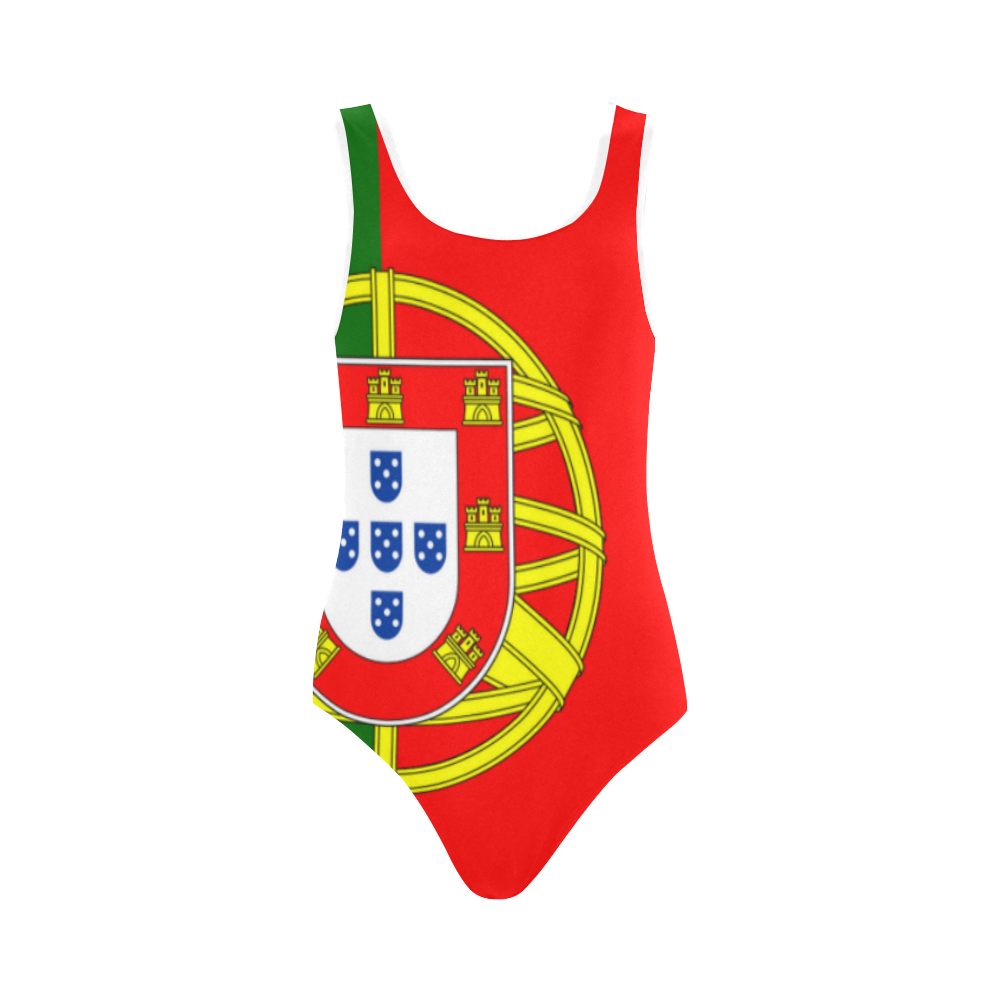 PORTUGAL Vest One Piece Swimsuit (Model S04) | ID: D2977350