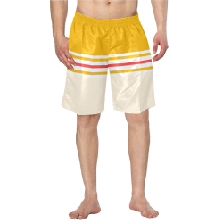 Two sumo wrestlers Men's Swim Trunk/Large Size (Model L21) | ID: D3124633