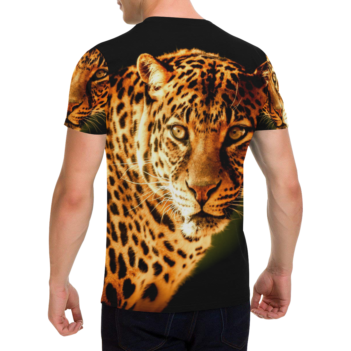 LEOPARD 2 Men's All Over Print T-Shirt with Chest Pocket (Model T56 ...