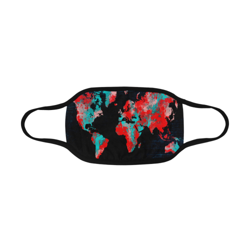 world map #map #worldmap Mouth Mask | ID: D5050153
