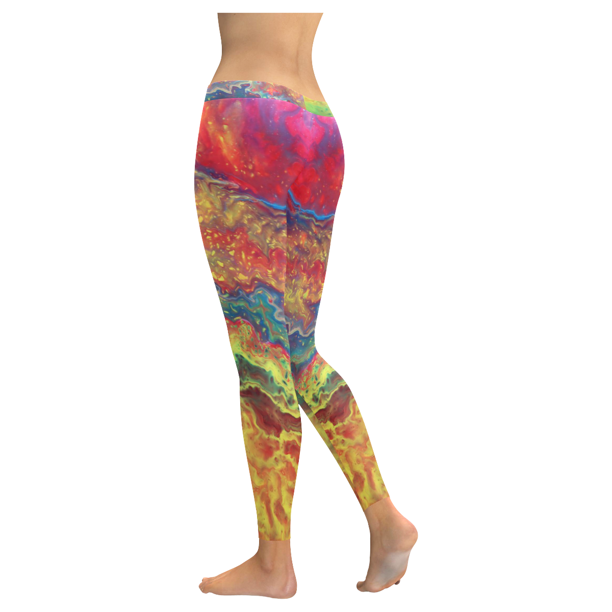 Powerful Women's Low Rise Leggings (Invisible Stitch) (Model L05) | ID ...