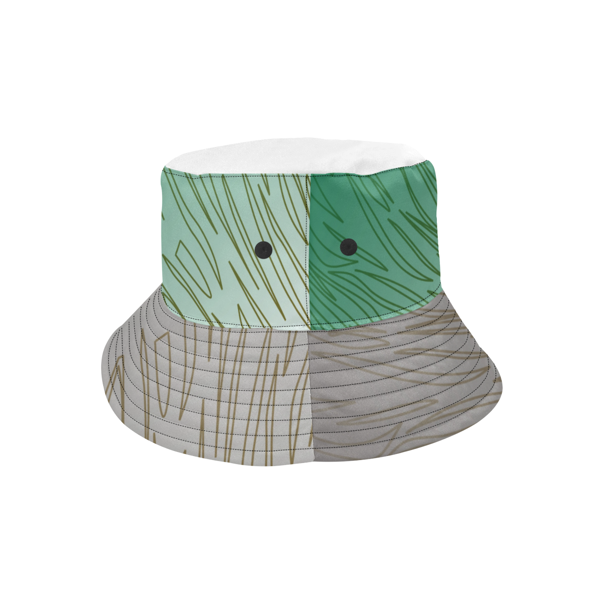 cute afro design hat / with lines All Over Print Bucket Hat | ID: D3079469