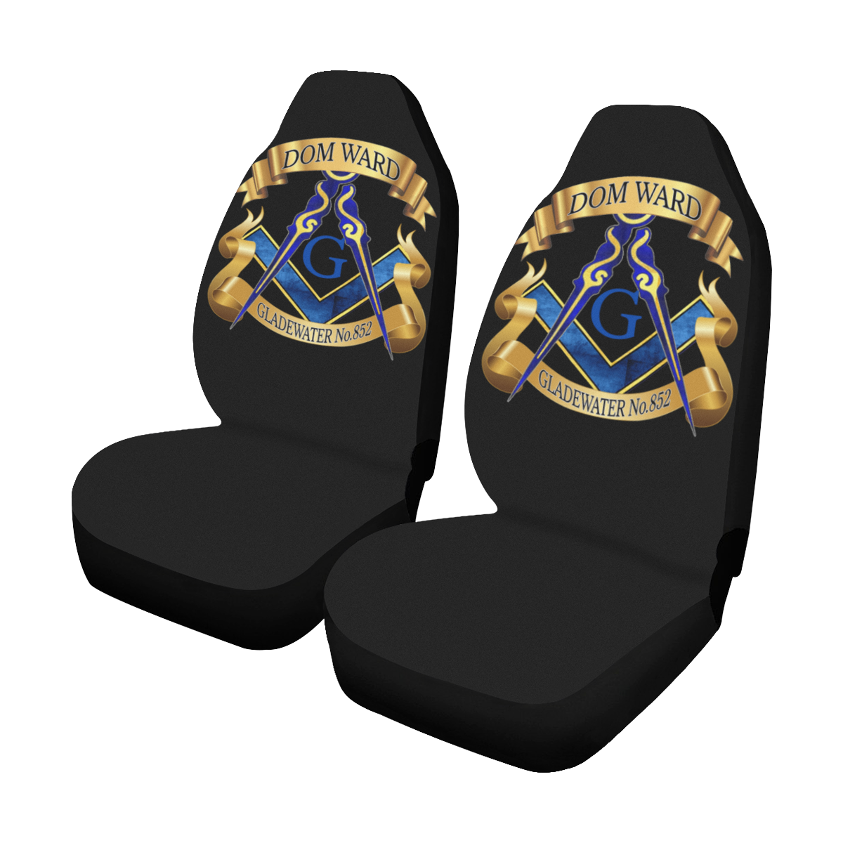 Custom-Mason Car Seat Covers (Set of 2) | ID: D3561807