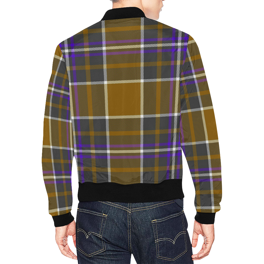 TARTAN PATTERN 3 All Over Print Bomber Jacket for Men (Model H19) | ID ...