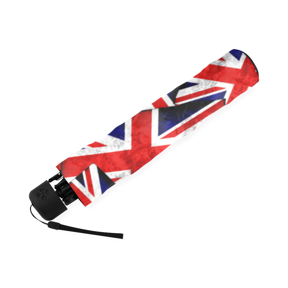 Union Jack British UK Flag Foldable Umbrella (Model U01) | ID: D4515751