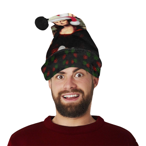Christmas Mona Lisa Santa Hat | ID: D4146310