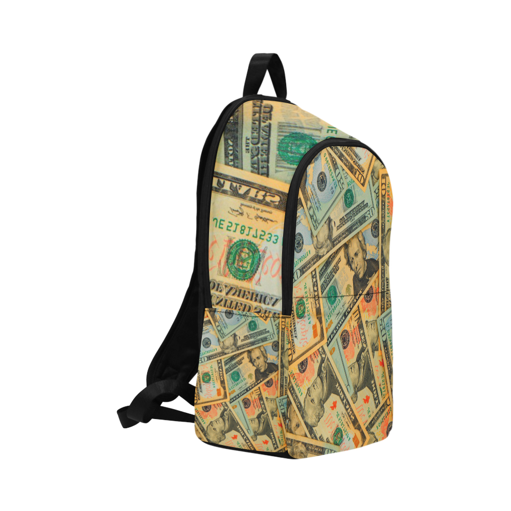 US DOLLARS 2 Fabric Backpack for Adult (Model 1659) | ID: D2959226