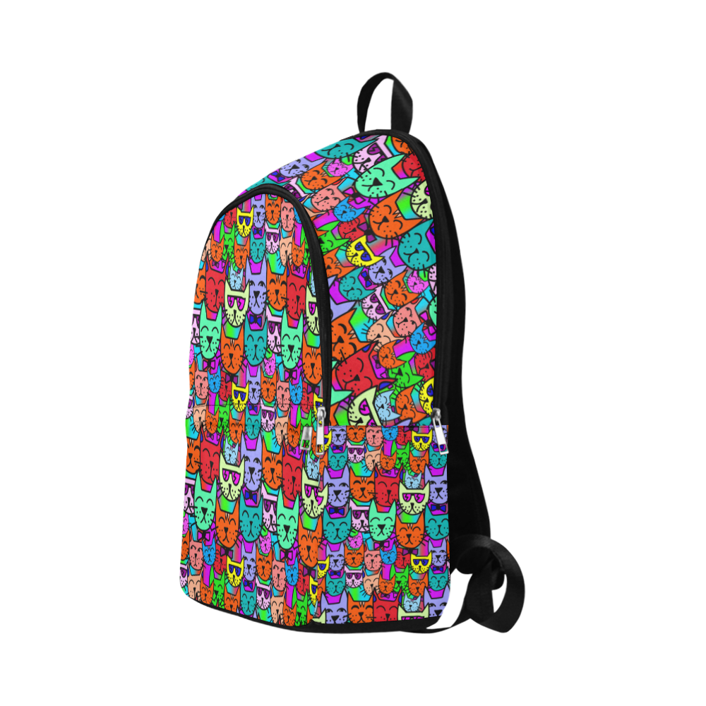 Rainbow Cats Fabric Backpack for Adult (Model 1659) | ID: D3481288