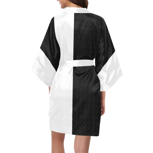French Maid Black and White Kimono Robe | ID: D3695743