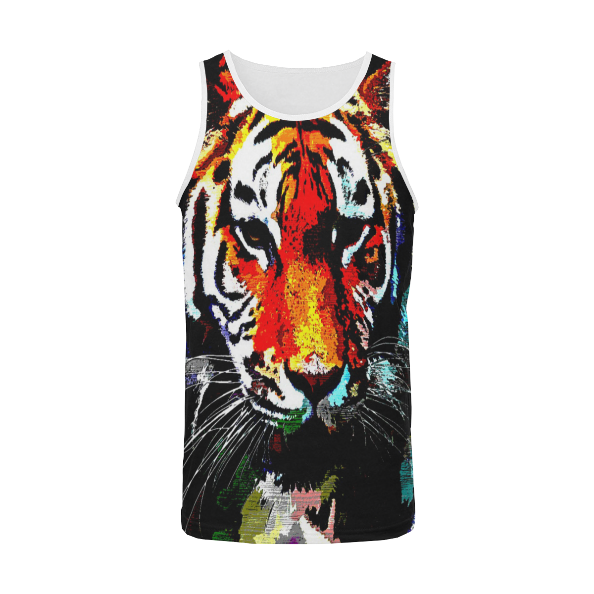 TIGER 12 Men's All Over Print Tank Top (Model T57) | ID: D2977782