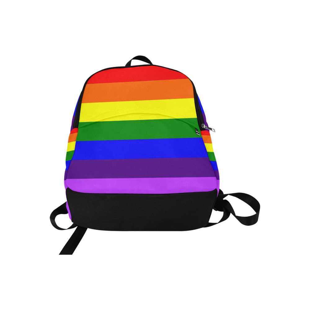 Rainbow Flag (Gay Pride - LGBTQIA+) Fabric Backpack for Adult (Model ...