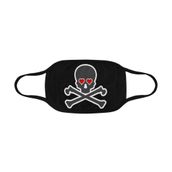 Floral Poker Decor Skull And Bones Design Cool Mouth Masks Mouth Mask ...