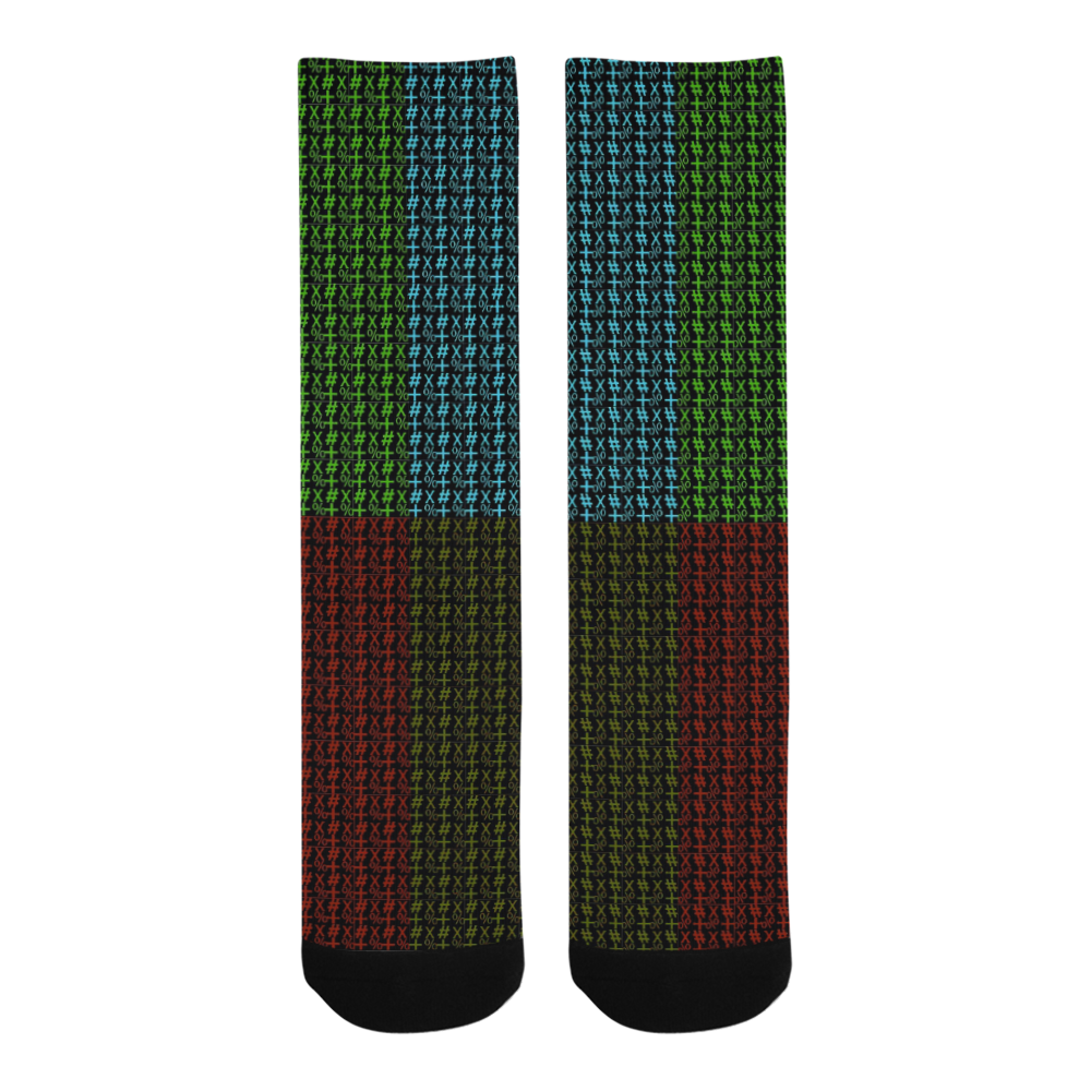 NUMBERS Collection Symbols 4 Men's Custom Socks | ID: D3463716